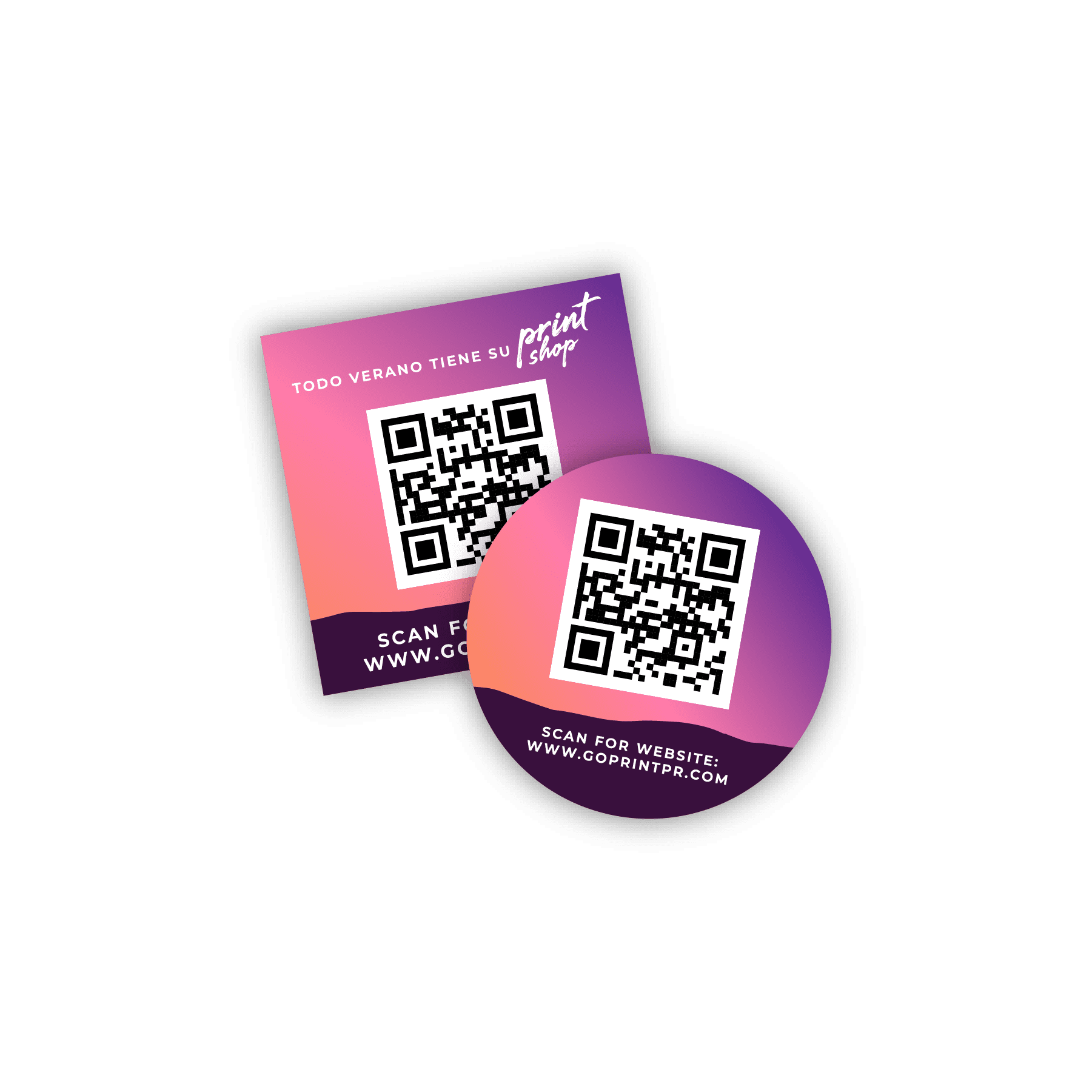 QR Code Stickers GoPrint PR QR Code Stickers GoPrint PR