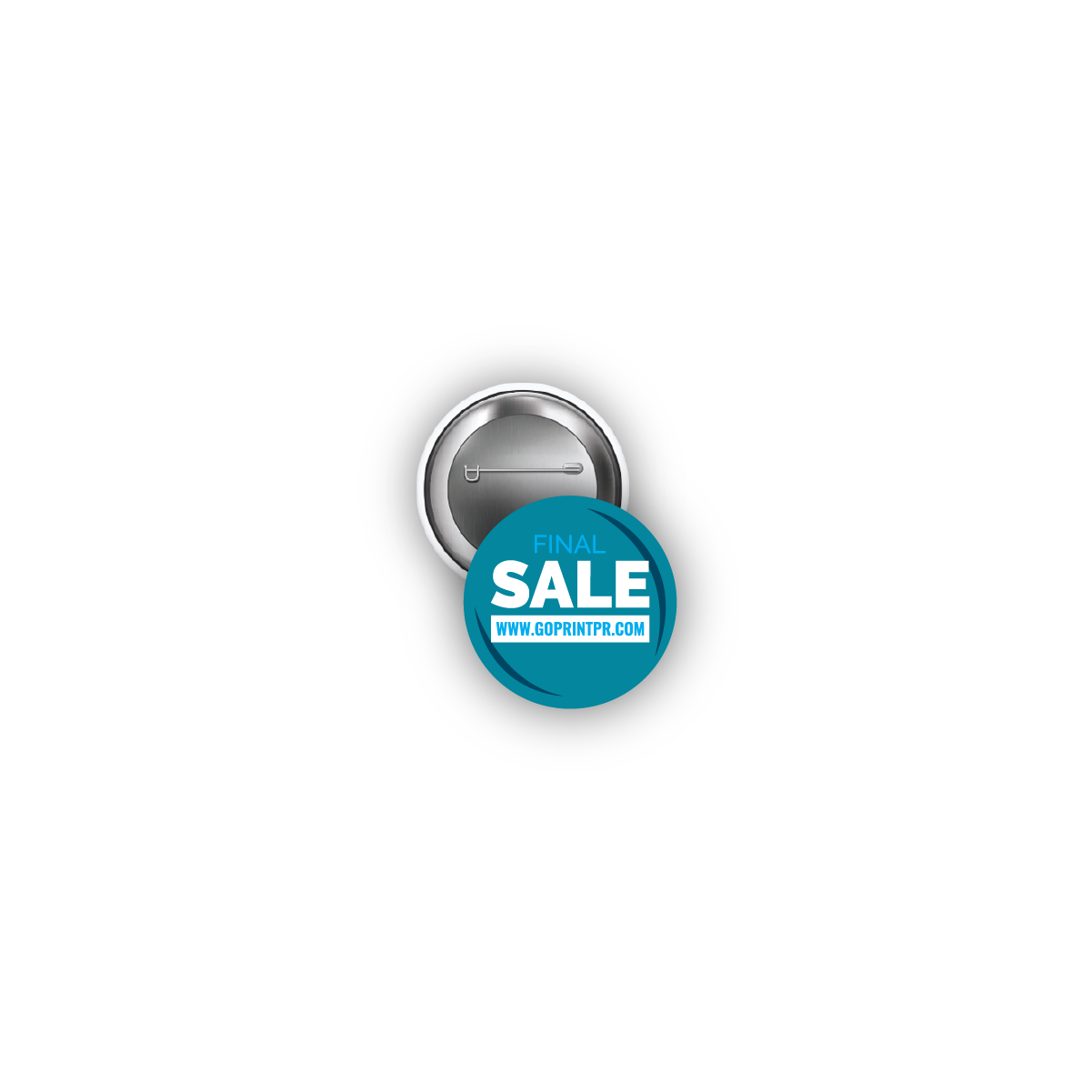 Mini Button Pins 1.25" - GoPrint PR