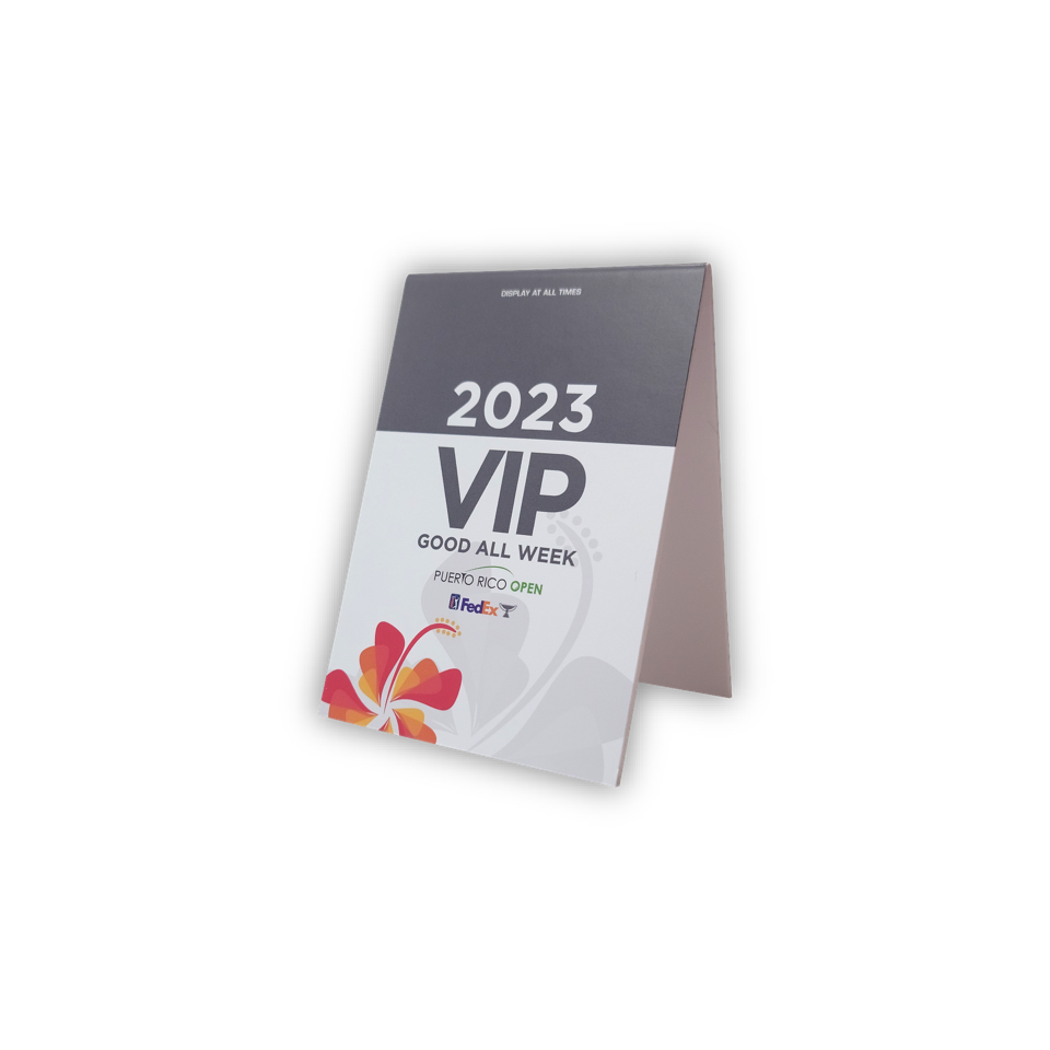 PVC Table Tents - GoPrint PR